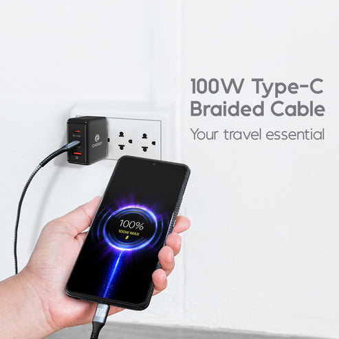 CHERRY 100W USB–C Braided Cable – Cherry Shop